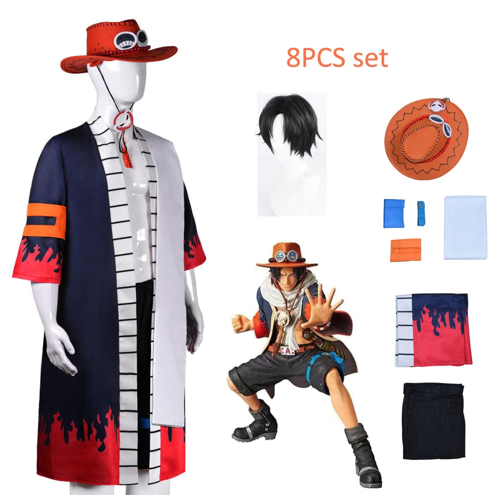 One Piece Portgas D Ace Cosplay The Cosplay Warehouse