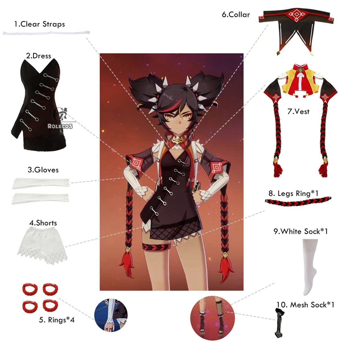 Genshin Impact: Xinyan Cosplay – The Cosplay Warehouse